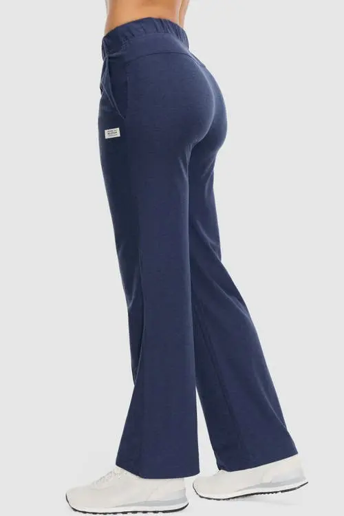PELOTON Dreamblend Mid-rise Full-length Pant - Navy Blue
