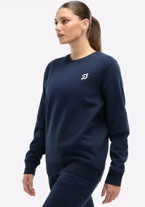 PELOTON Fleece Crewneck Sweatshirt - Deep Navy
