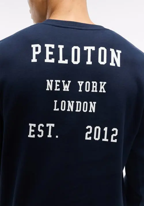 PELOTON Fleece Crewneck Sweatshirt - Deep Navy