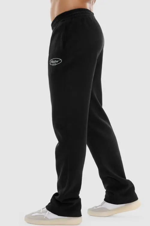 PELOTON Straight Leg Fleece Pant - Black