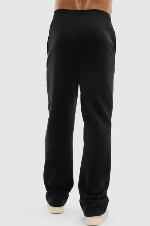 PELOTON Straight Leg Fleece Pant - Black