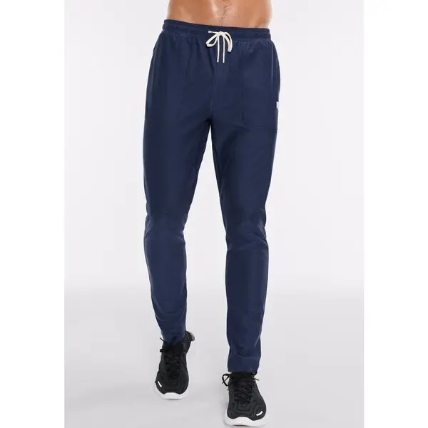 PELOTON Rolled Cuff Tapered Pant - Navy Blue