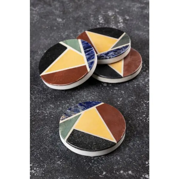 GAURI KOHLI Bennett Marble Coasters