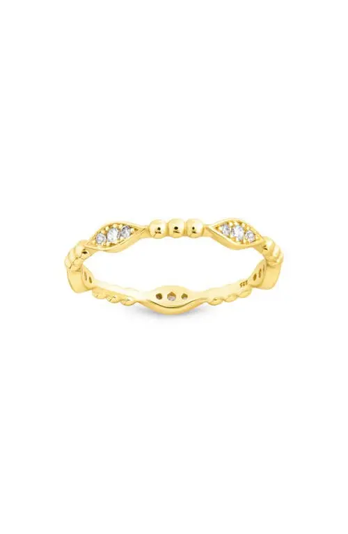 Sterling Forever Lydia Cubic Zirconia Bubble Ring - Gold