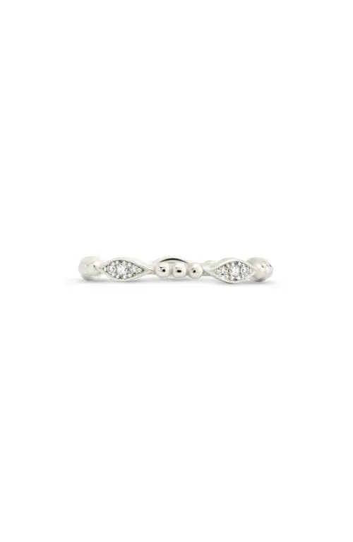 Sterling Forever Lydia Cubic Zirconia Bubble Ring - Silver