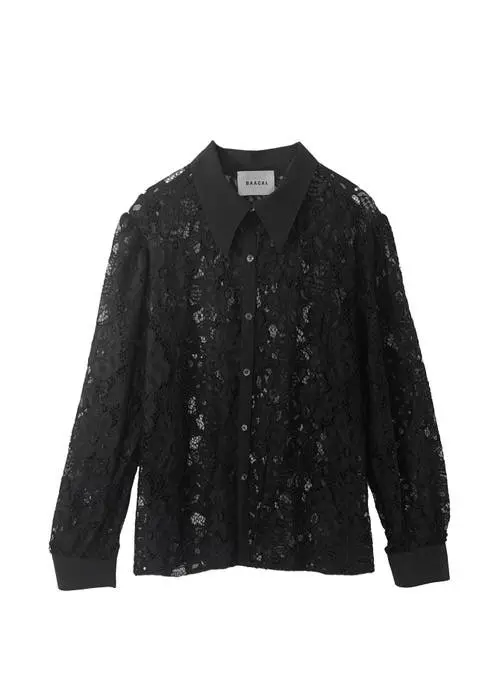 Baacal Lorena Lace Button Down Blouse