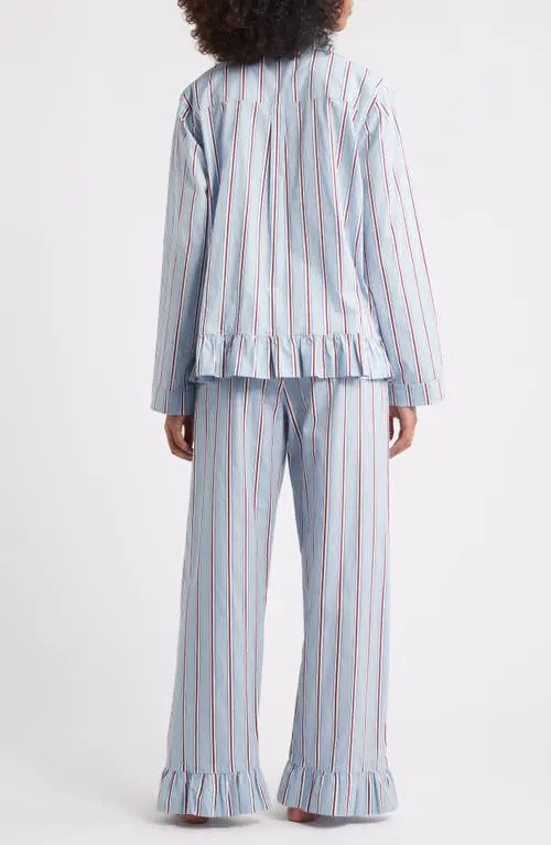 DAMSON MADDER Striped Organic-cotton Pajamas