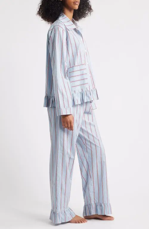 DAMSON MADDER Striped Organic-cotton Pajamas