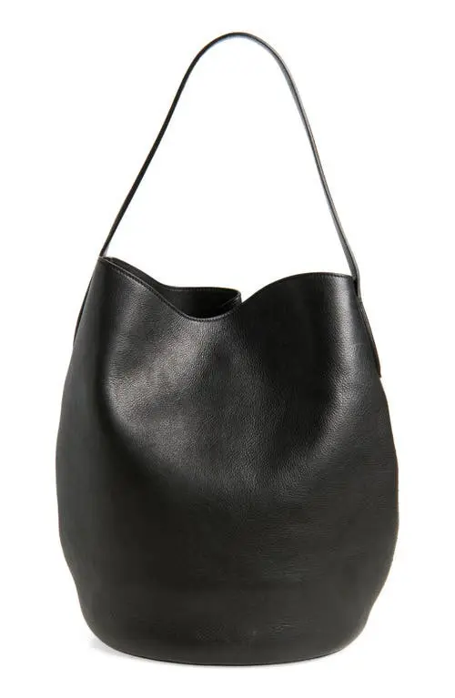 LIFFNER Large Belted Bucket Bag - Black