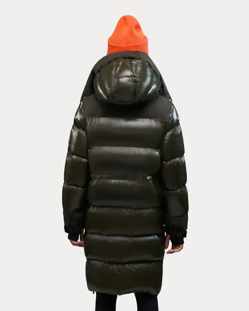 ALPENHAUS Brière Mixed Media Puffer Parka - Moss