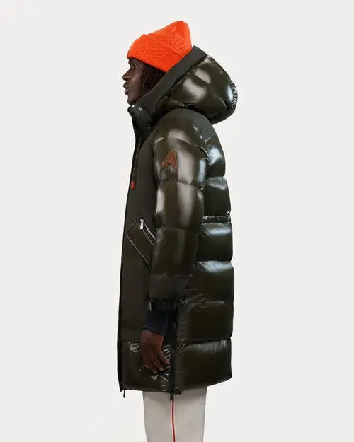 ALPENHAUS Brière Mixed Media Puffer Parka - Moss