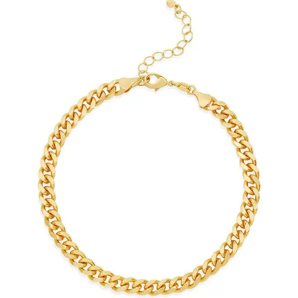 SHYMI Cubic Zirconia Tennis Anklet - Gold