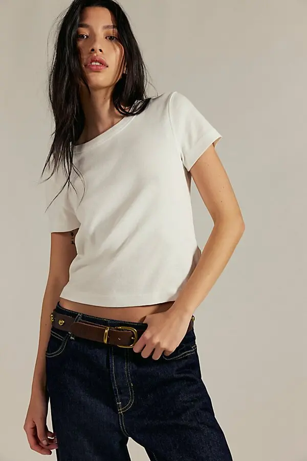 Free People We The Free Atlas Crew Tee - Ivory