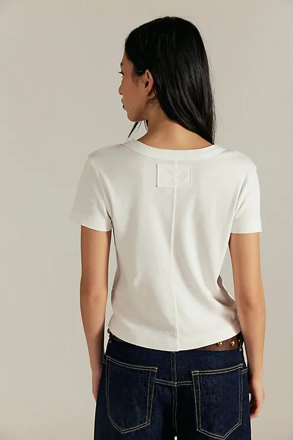 Free People We The Free Atlas Crew Tee - Ivory