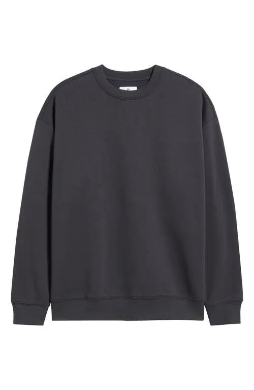 Bp. Oversized Fleece Crewneck Sweatshirt - Black Faded