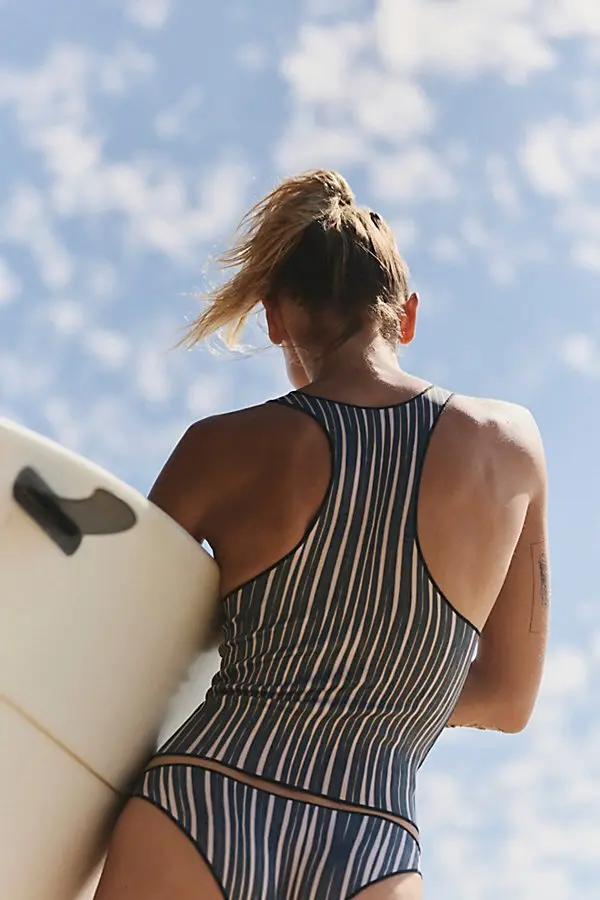 Cali Dreaming Merrowed Edge Racerback Surf Tank