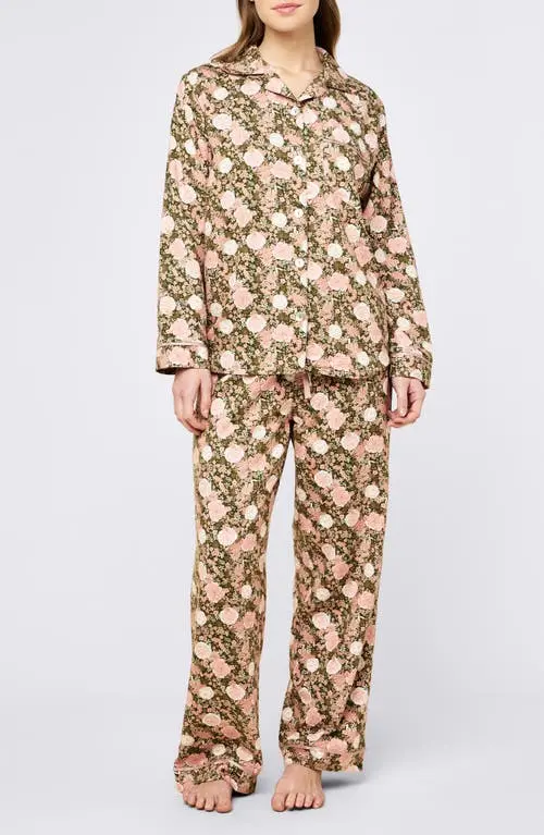 PAPINELLE Meribel Cozy Pajamas - Moss