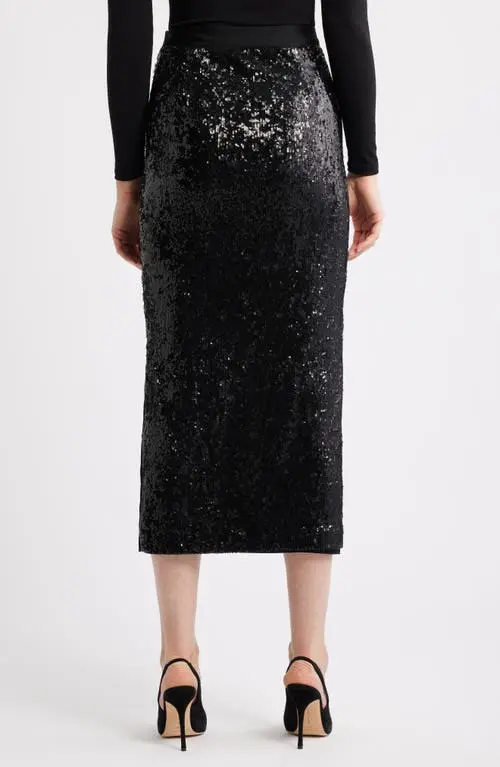 BOSS Sequin Midi Skirt