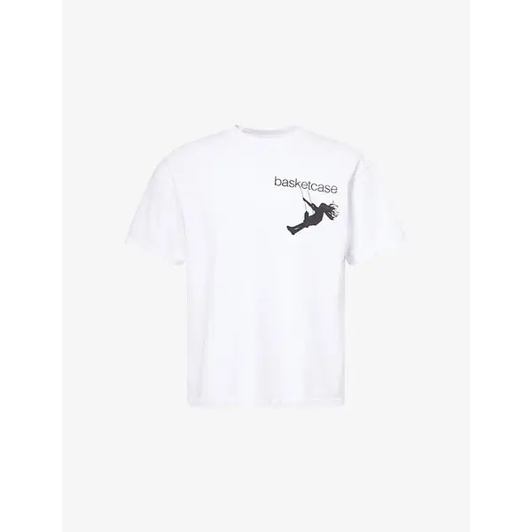 BASKETCASE Macbeth Graphic-print Cotton T-shirt - White