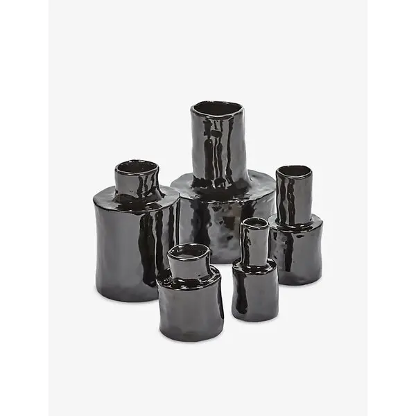 SERAX Marie Michielssen Helena Ripple-effect Stoneware Vase