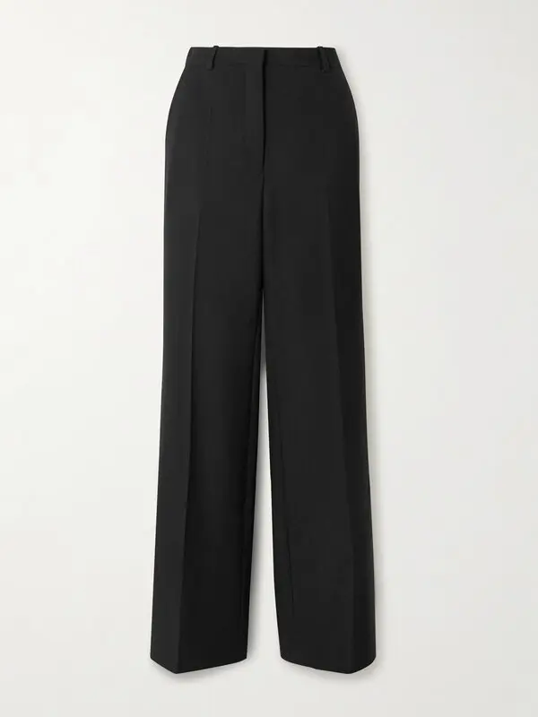 Calvin Klein Etna Wool Wide-leg Trousers