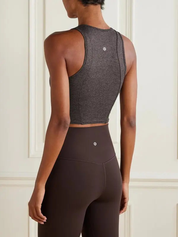 Lululemon Softy Suedey Crewneck Cropped Tank Top