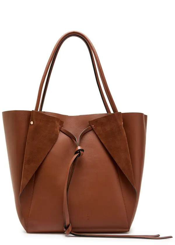 Gabriela Hearst Marija Leather Tote Bag - Tan
