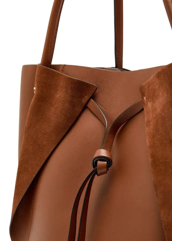Gabriela Hearst Marija Leather Tote Bag - Tan