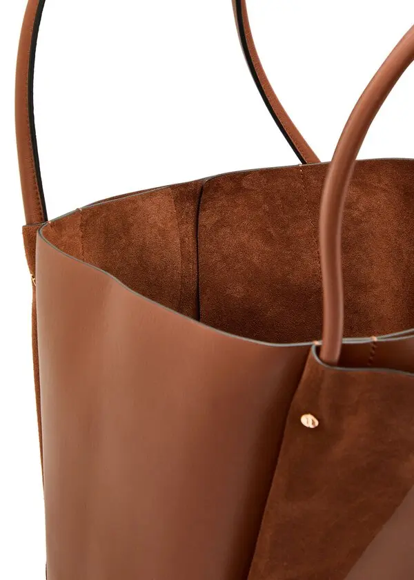 Gabriela Hearst Marija Leather Tote Bag - Tan