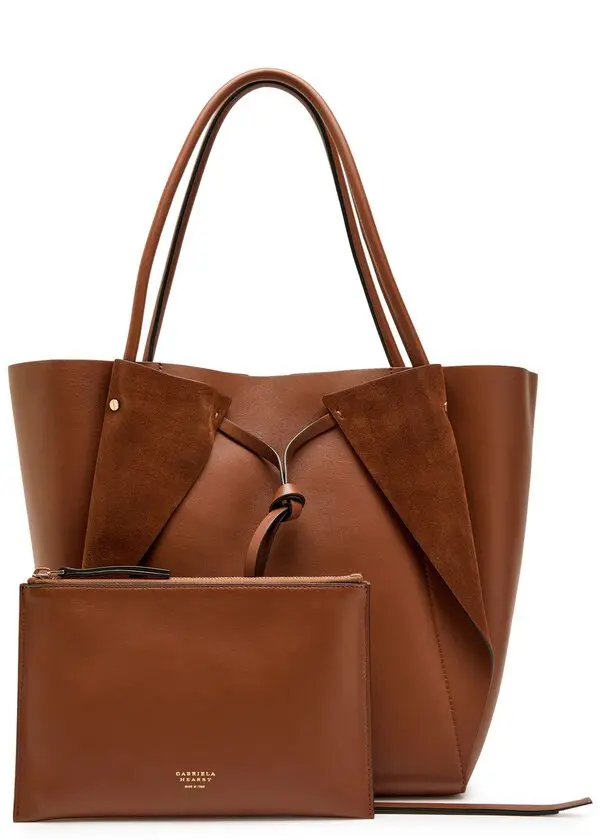 Gabriela Hearst Marija Leather Tote Bag - Tan