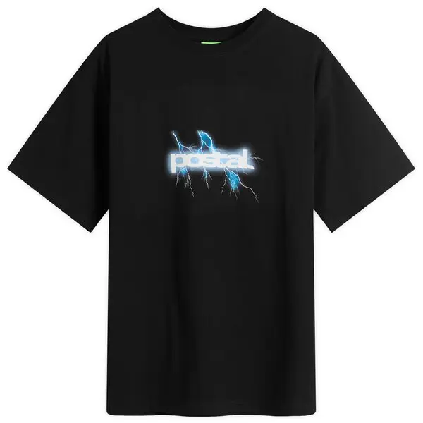 POSTAL Lightning T-shirt - Black