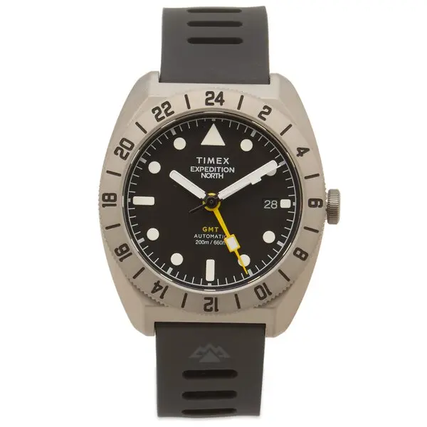 Timex® Expedition North Gmt Titanium Automatic 41mm Watch - Black