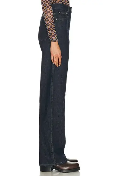 Dries Van Noten Peyton Wide Leg Denim Pants