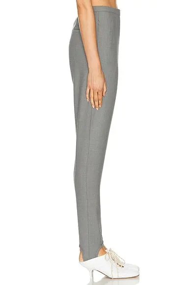 Dries Van Noten Pandora Wool Blend Stirrup Trousers