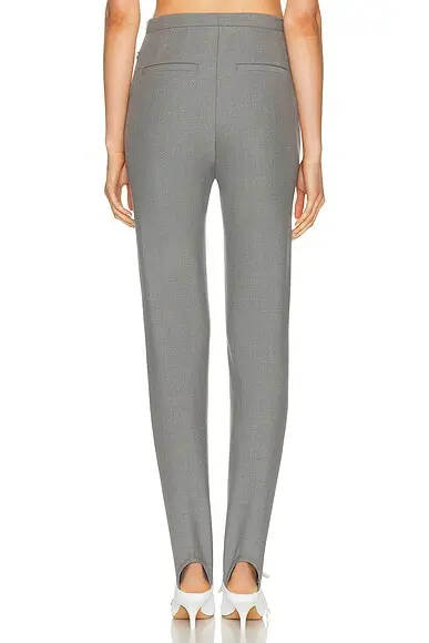 Dries Van Noten Pandora Wool Blend Stirrup Trousers