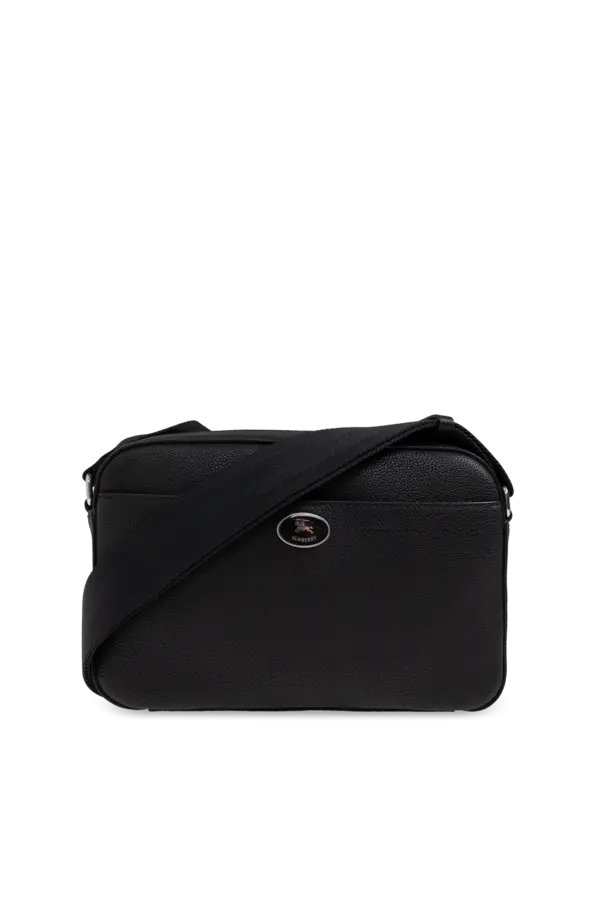Burberry Leather Shoulder Bag - Black