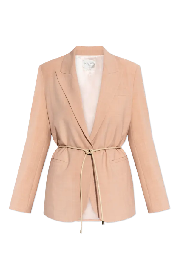 FORTE_FORTE Belted Blazer