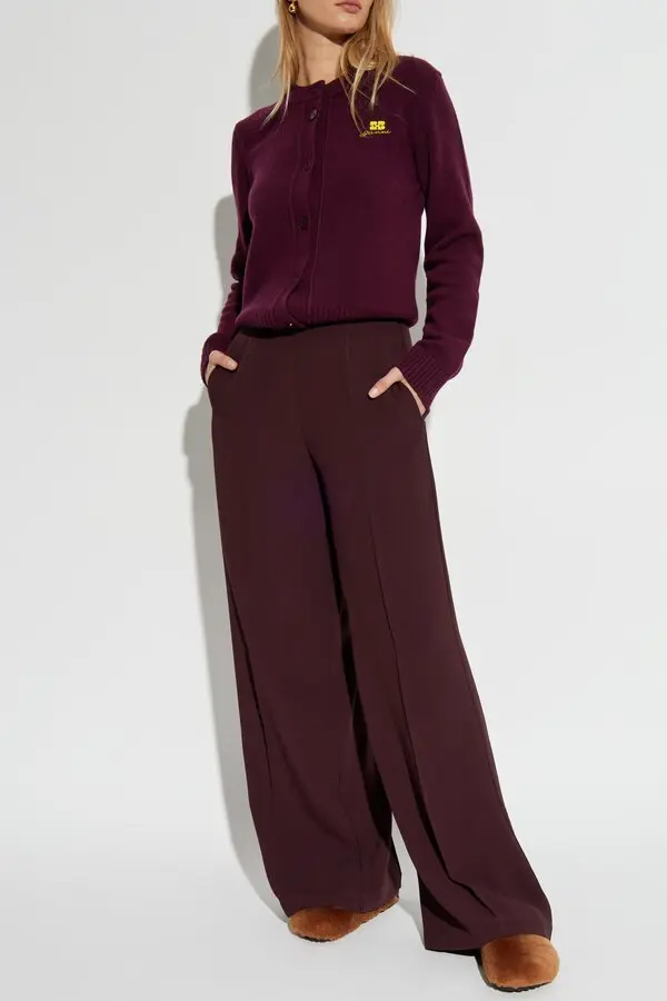 FORTE_FORTE Wide-leg Pleated Trousers