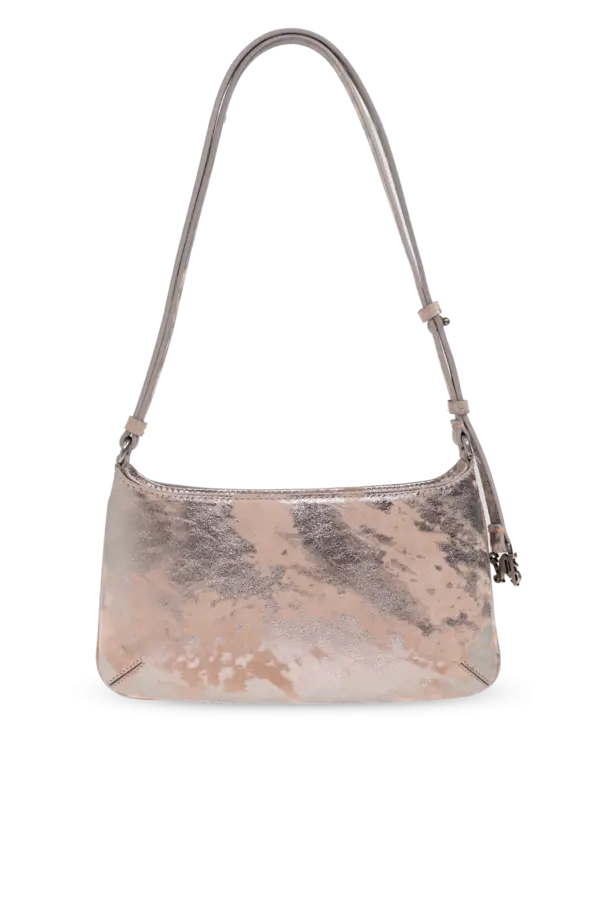 Palm Angels Vintage-effect Shoulder Bag - Silver
