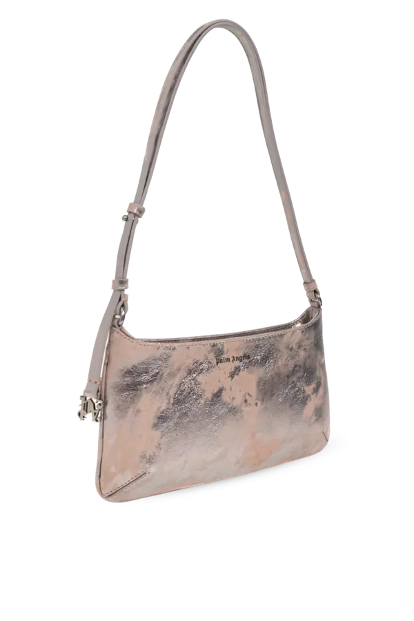 Palm Angels Vintage-effect Shoulder Bag - Silver