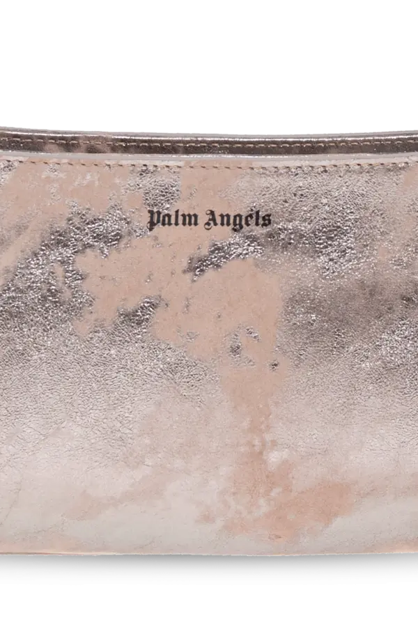 Palm Angels Vintage-effect Shoulder Bag - Silver