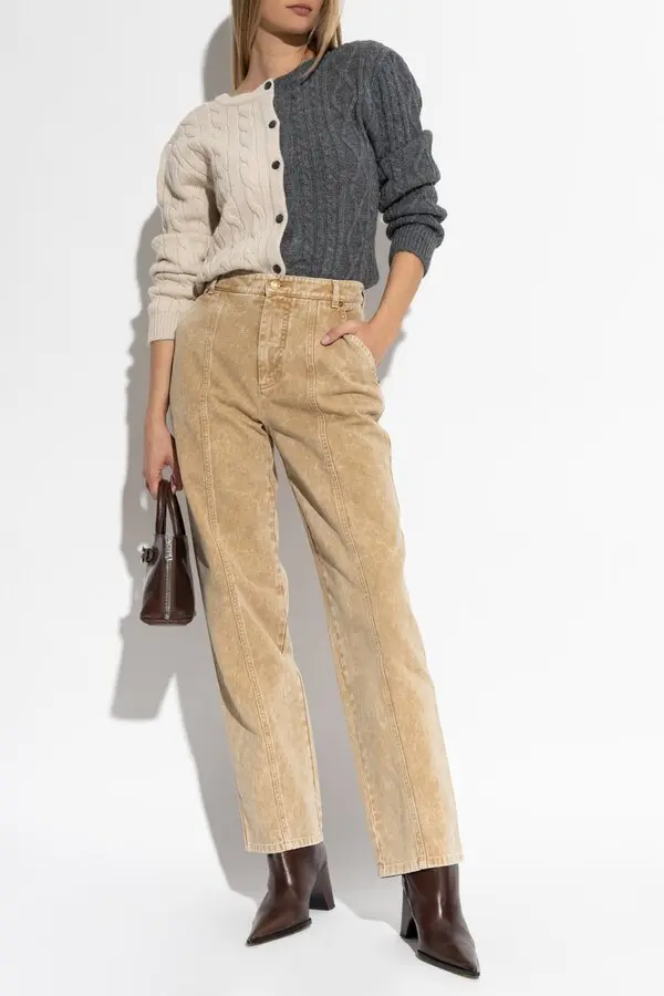 Moschino Cardigan With Decorative Knit - Multicolour