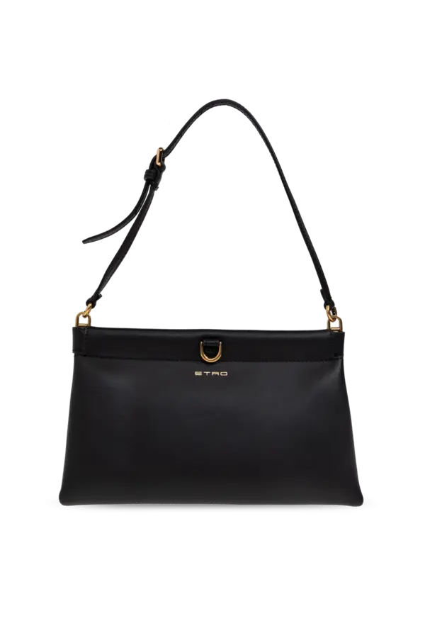 Etro Mini Talk Shoulder Bag - Black