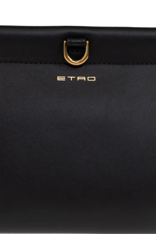 Etro Mini Talk Shoulder Bag - Black