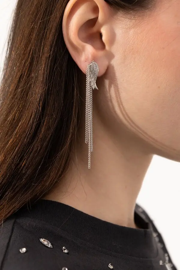 Zadig&Voltaire Wing Motif Dangle Earrings