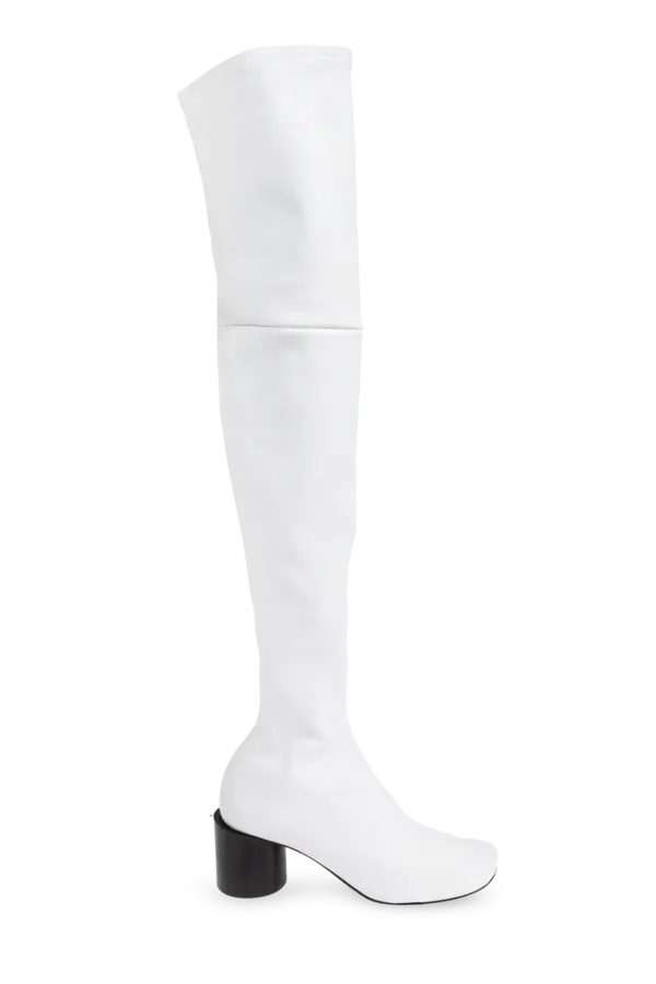JIL SANDER Leather Knee-high Boots