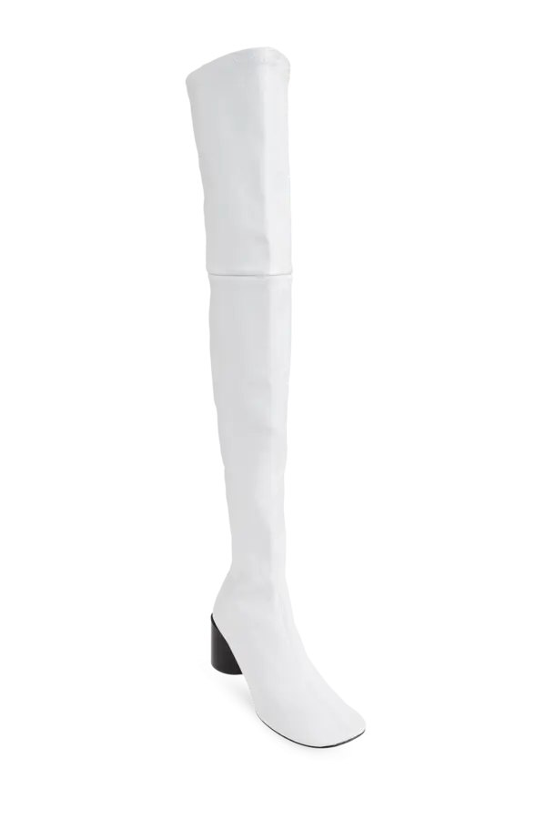 JIL SANDER Leather Knee-high Boots