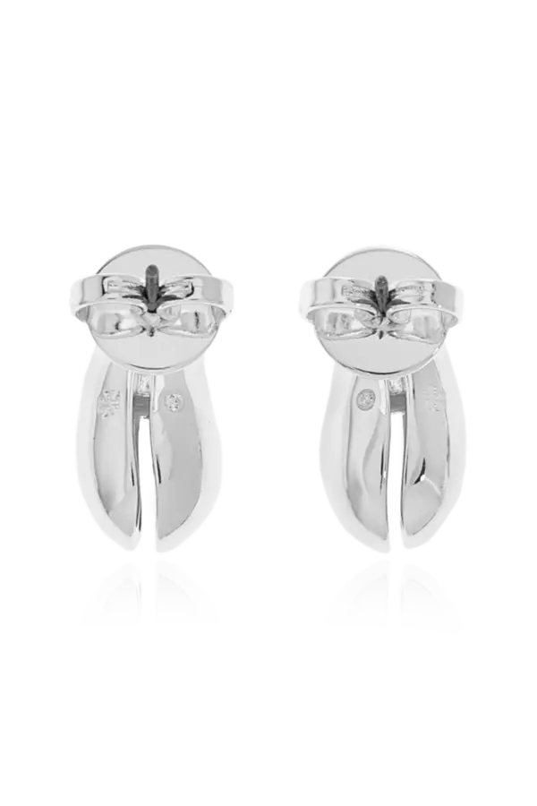 Tory Burch Brass Earrings - Silver