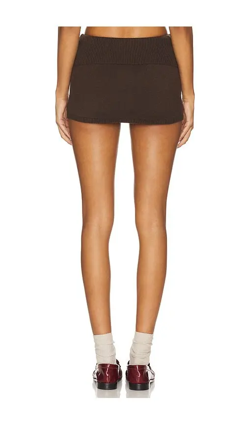 Frankies Bikinis Briar Cloud Knit Skort - Brown
