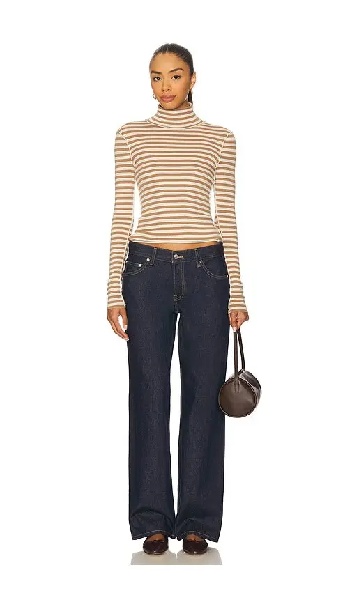 Free People X We The Free Good Good Turtle Stripe Top